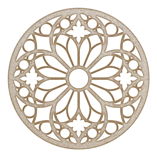 Stained Glass Window (Design 2) MDF Laser Cut Craft Blanks in Various ...